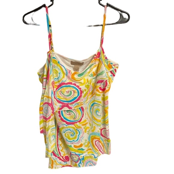 i.e | Tops | Ie Y2k Mesh Asymmetrical Tank Size Small | Poshmark